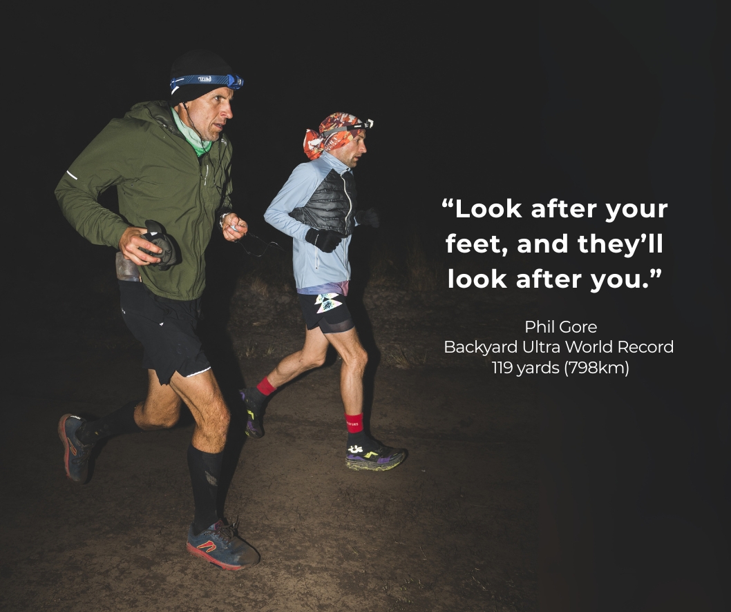 Phil Gore & Sam Harvey Socks for Backyard Ultra Race | Merino Athletic ...