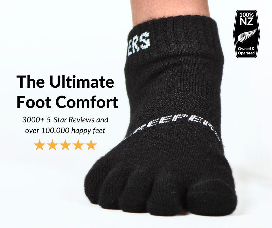 Merino Athletic Toe Socks | The best foot comfort for running and ...
