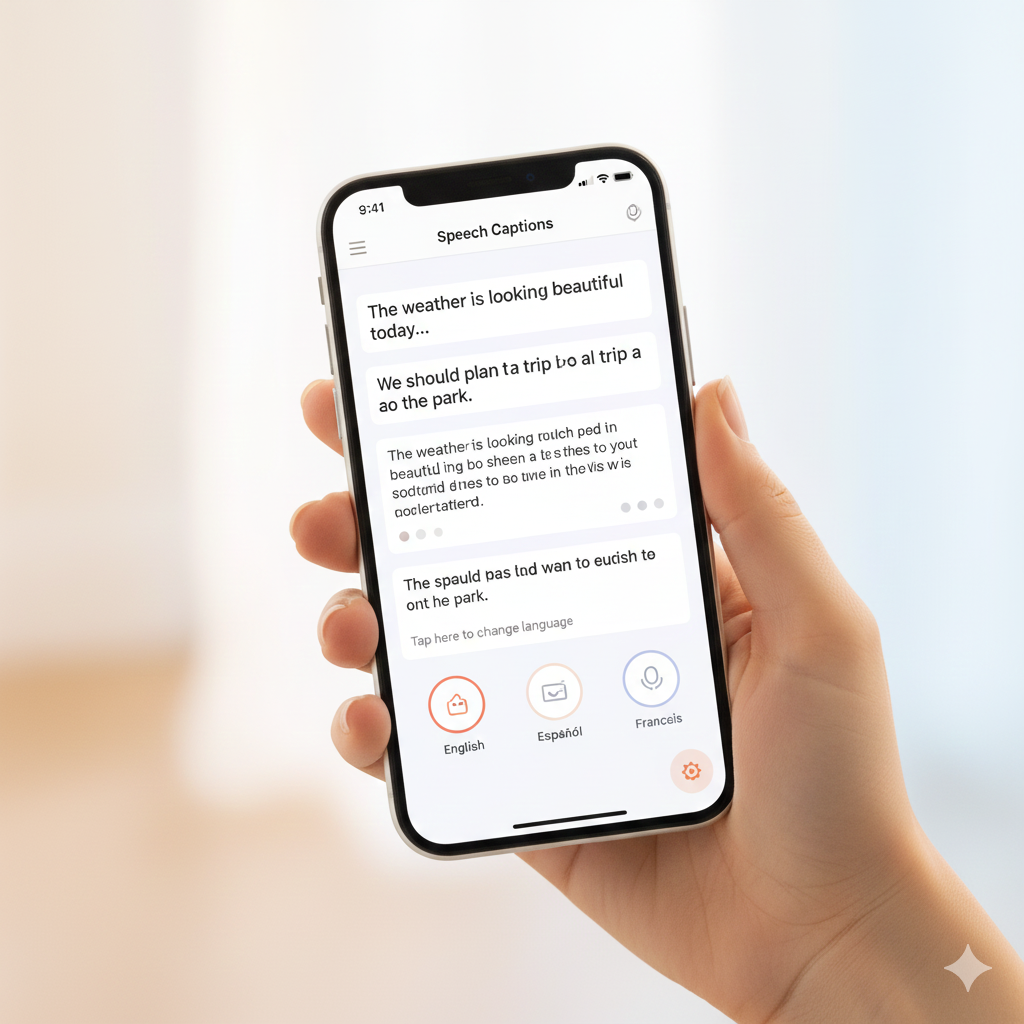 Smart Caption Glasses By Captify
