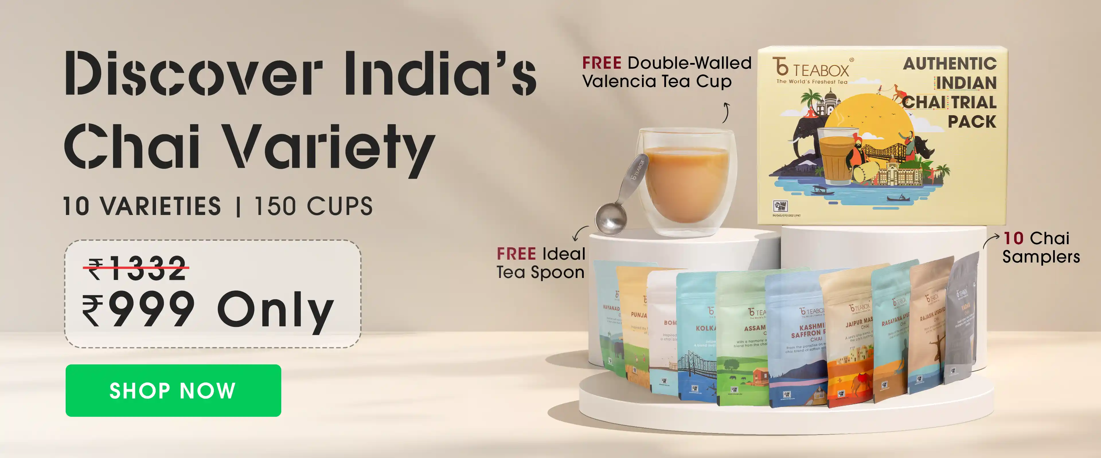 Authentic Indian Chai Sampler Variety