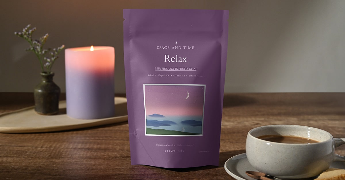 RELAX Calming Blend – Stress Relief & Deep Relaxation – Space and Time