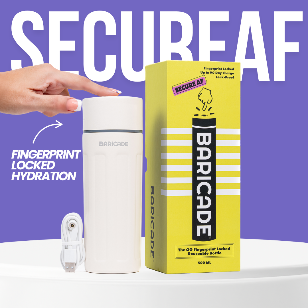Baricade The First Fingerprint Locked Water Bottle