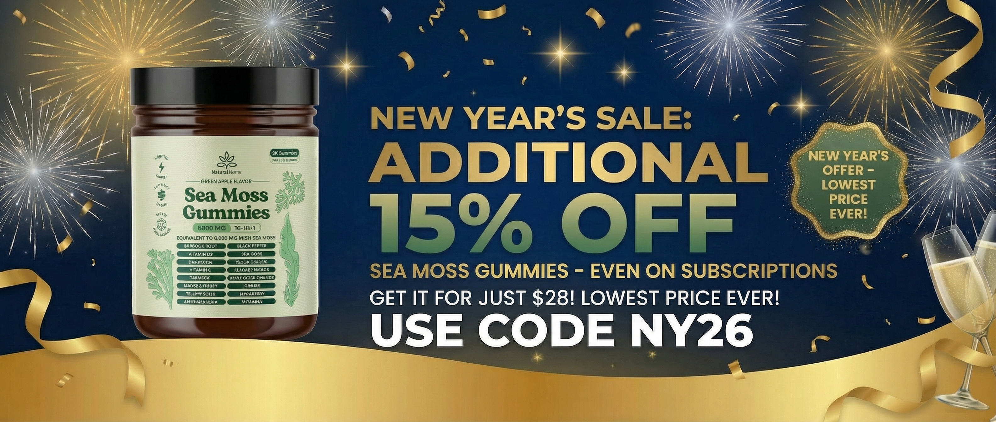 Sea moss gummies PDP - New Years Sale – Natural Rems