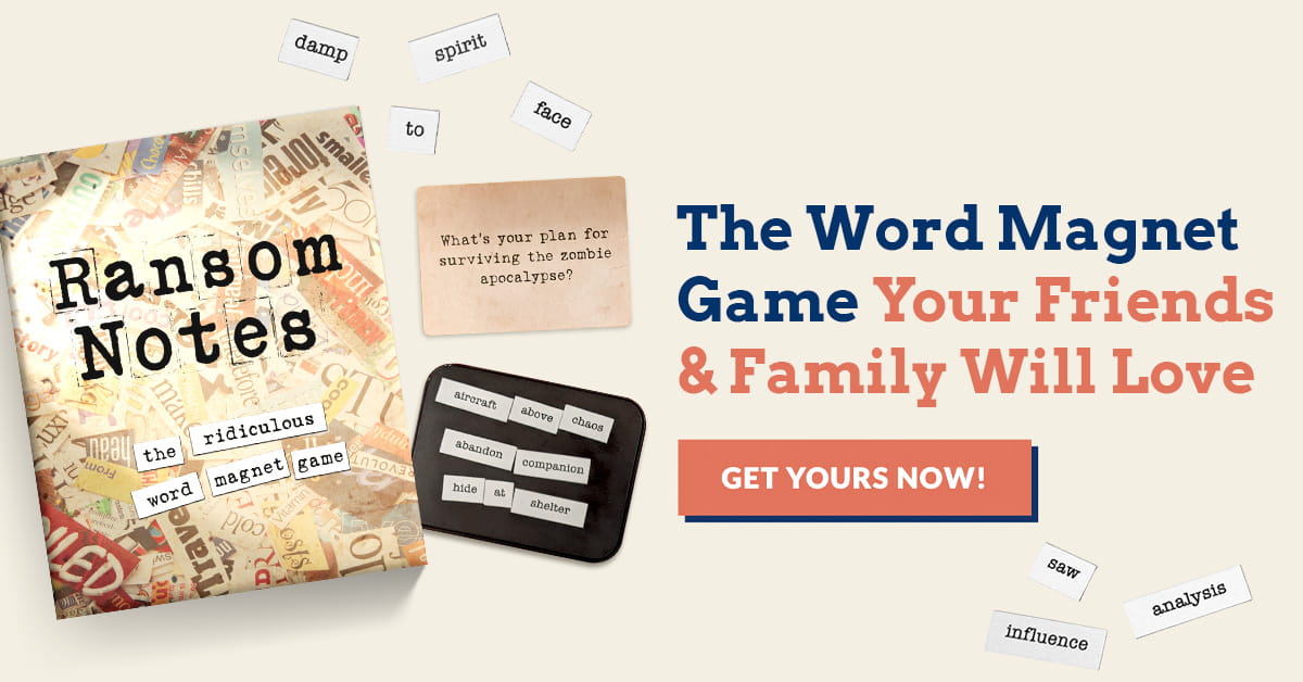 Ransom Notes Game | Official Site | The Hilarious Word Magnet Party ...