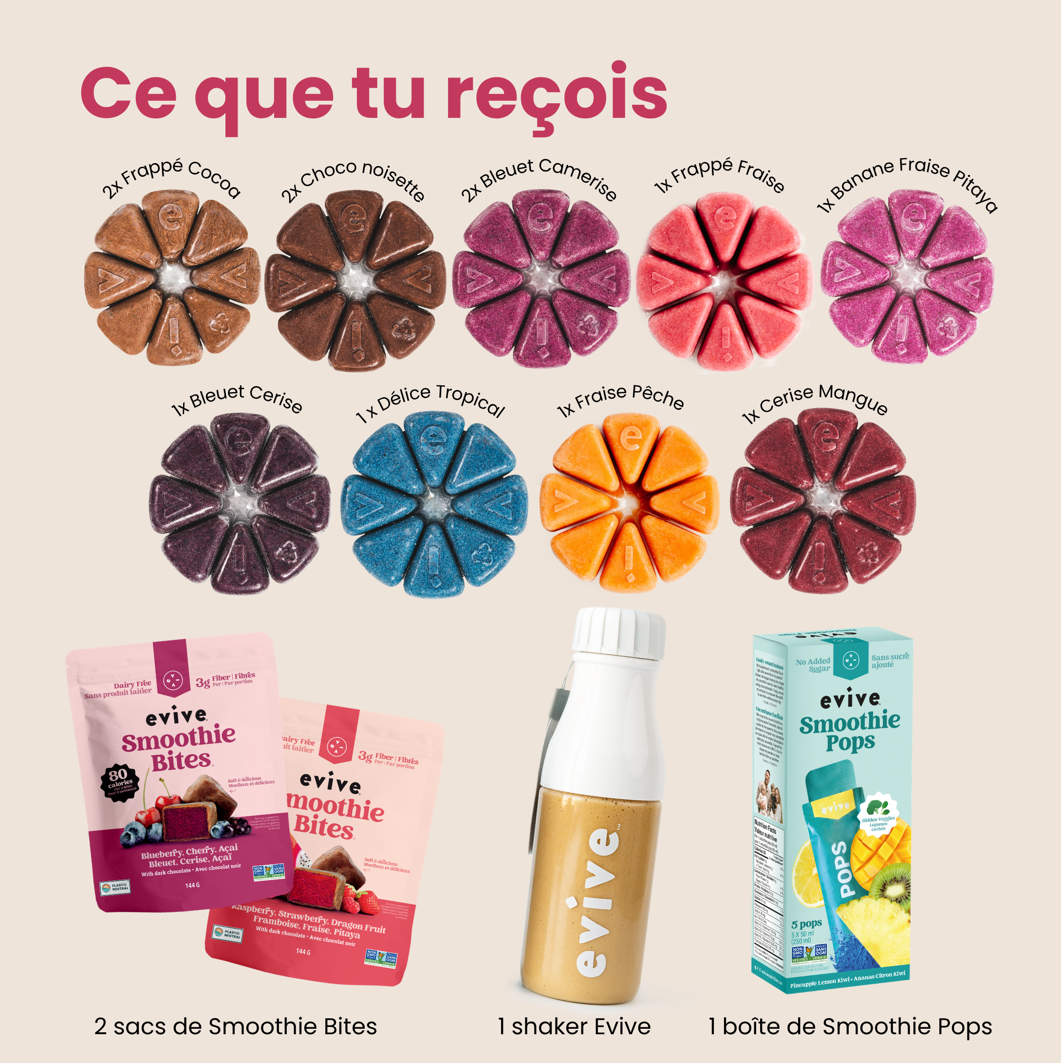 Evive Smoothie | Kit Essentiel
