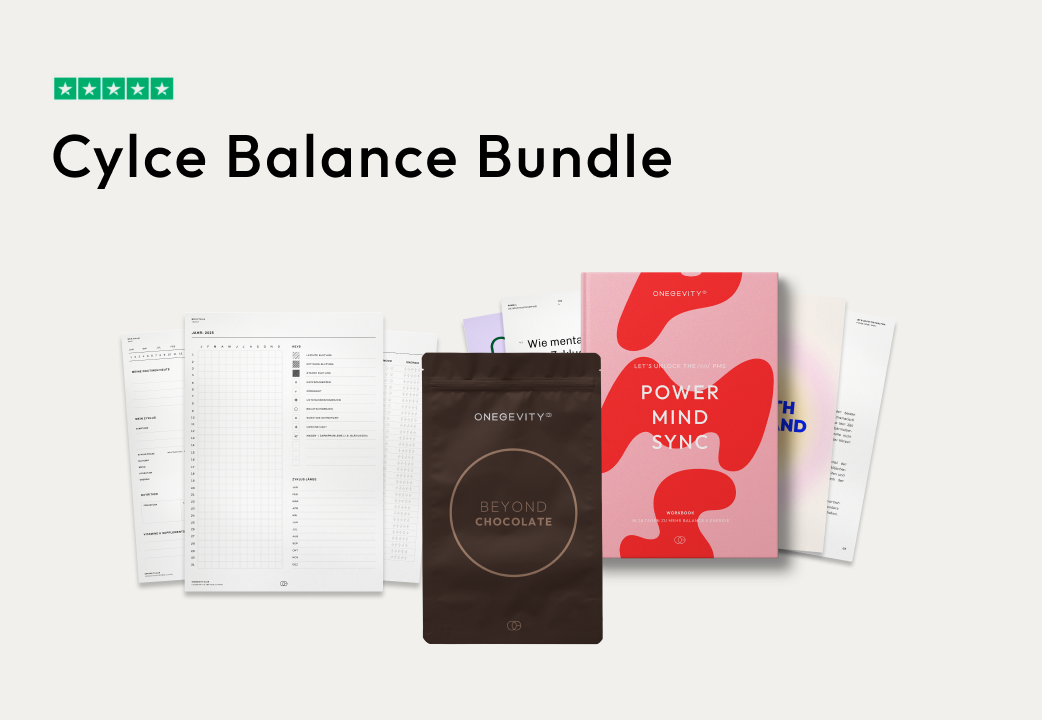 Cycle Balance Bundle – PMS lindern & hormonelle Balance finden – Onegevity